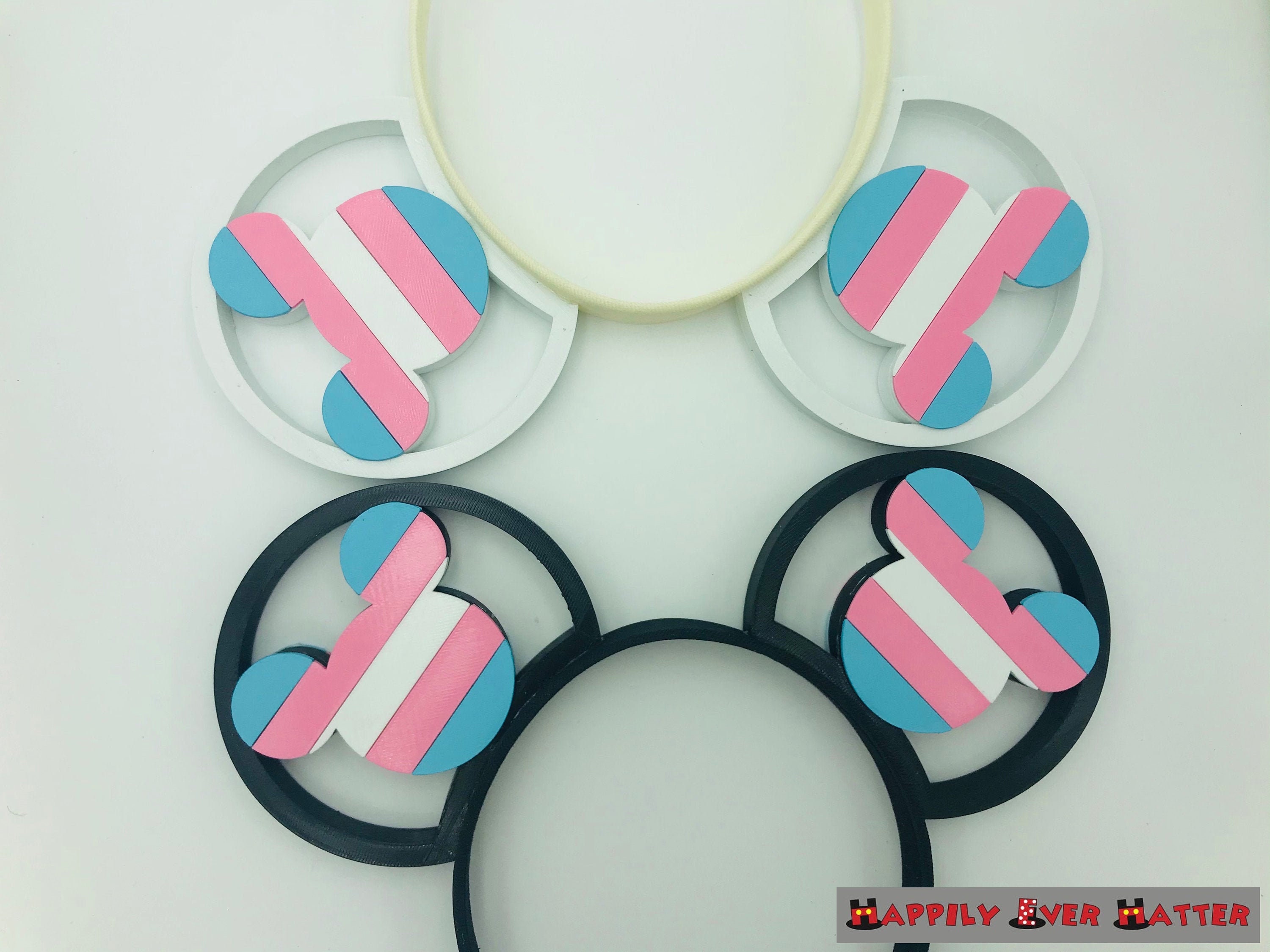 Transgender Pride Flag Mickey 3D Printed LGBTQIA Mickey Mouse - Etsy.de