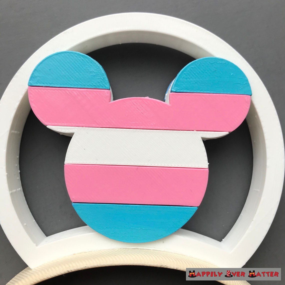 Transgender Pride Flag Mickey 3D Printed LGBTQIA Mickey Mouse | Etsy