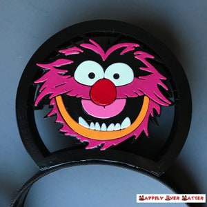 Animal Muppets 3D Printed Mickey Mouse Ears Illusionears Headband - Etsy