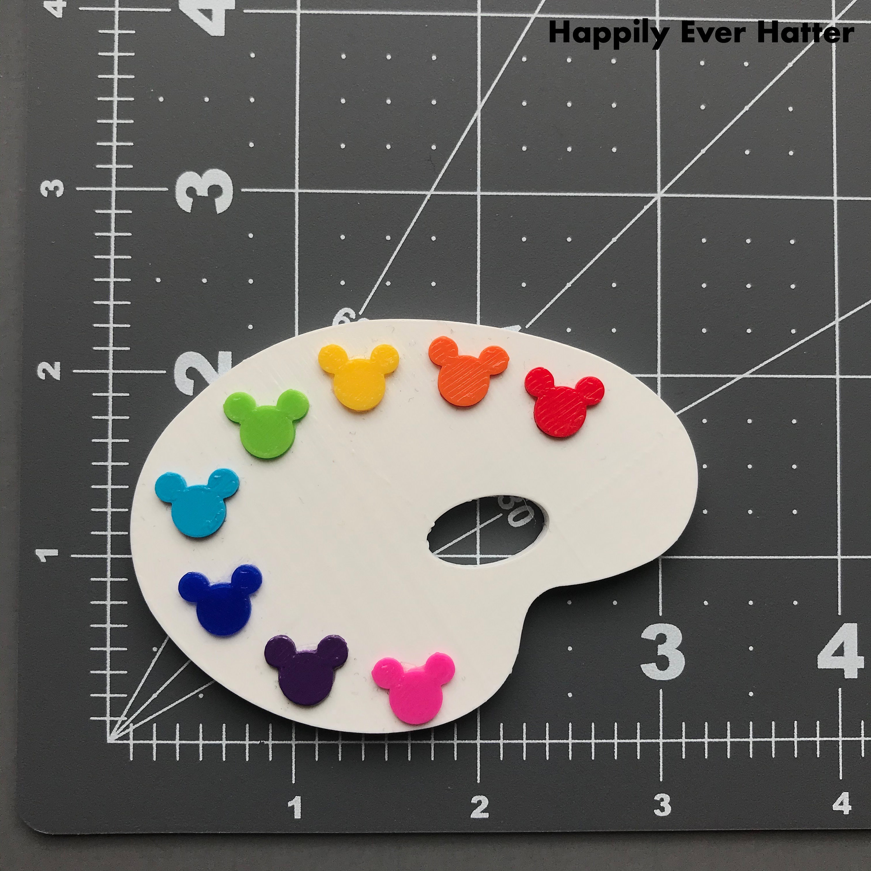 Mickey Mouse Paint Palette Epcot Festival of the Arts Ink and | Etsy