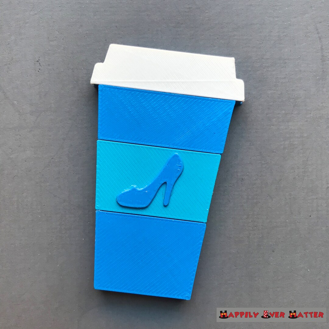 Cinderella Slipper Coffee Cup 3D Printed Women and Girls Hair Clip ...