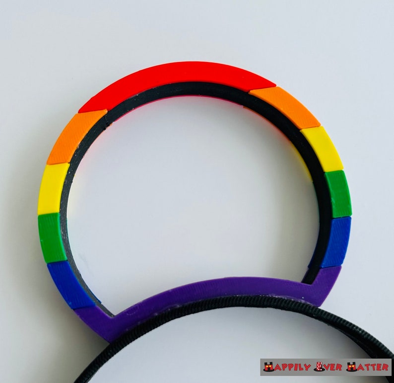 Open Rainbow Mickey 3D Printed Gay Pride LGBTQ Mickey Mouse Ears ...