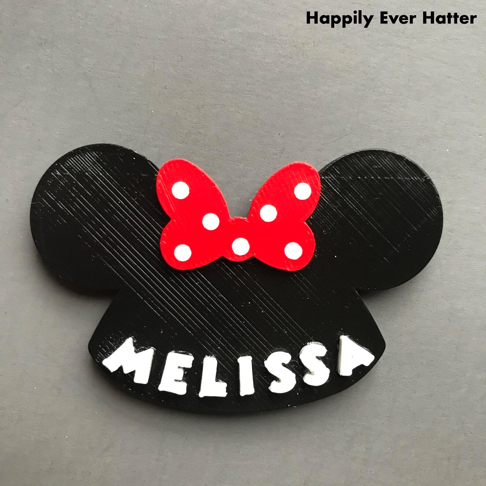 Personalized Minnie Mickey Mouse Club Mouseketeer Ear Hat 3D - Etsy