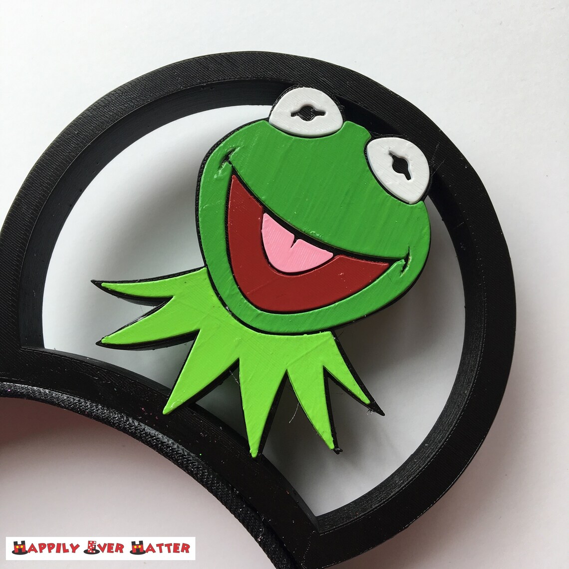 Kermit the Frog Muppets 3D Printed Mickey Mouse Ears Illusionears ...