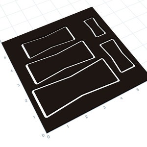 CNC Bowtie / Dutchman / Dovetail Inlay Key SVG, GCODE. Digital Download ...