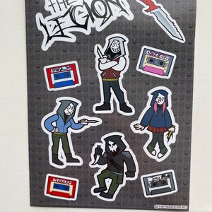 DBD the Legion Sticker Sheet - Etsy