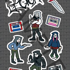 DBD the Legion Sticker Sheet - Etsy