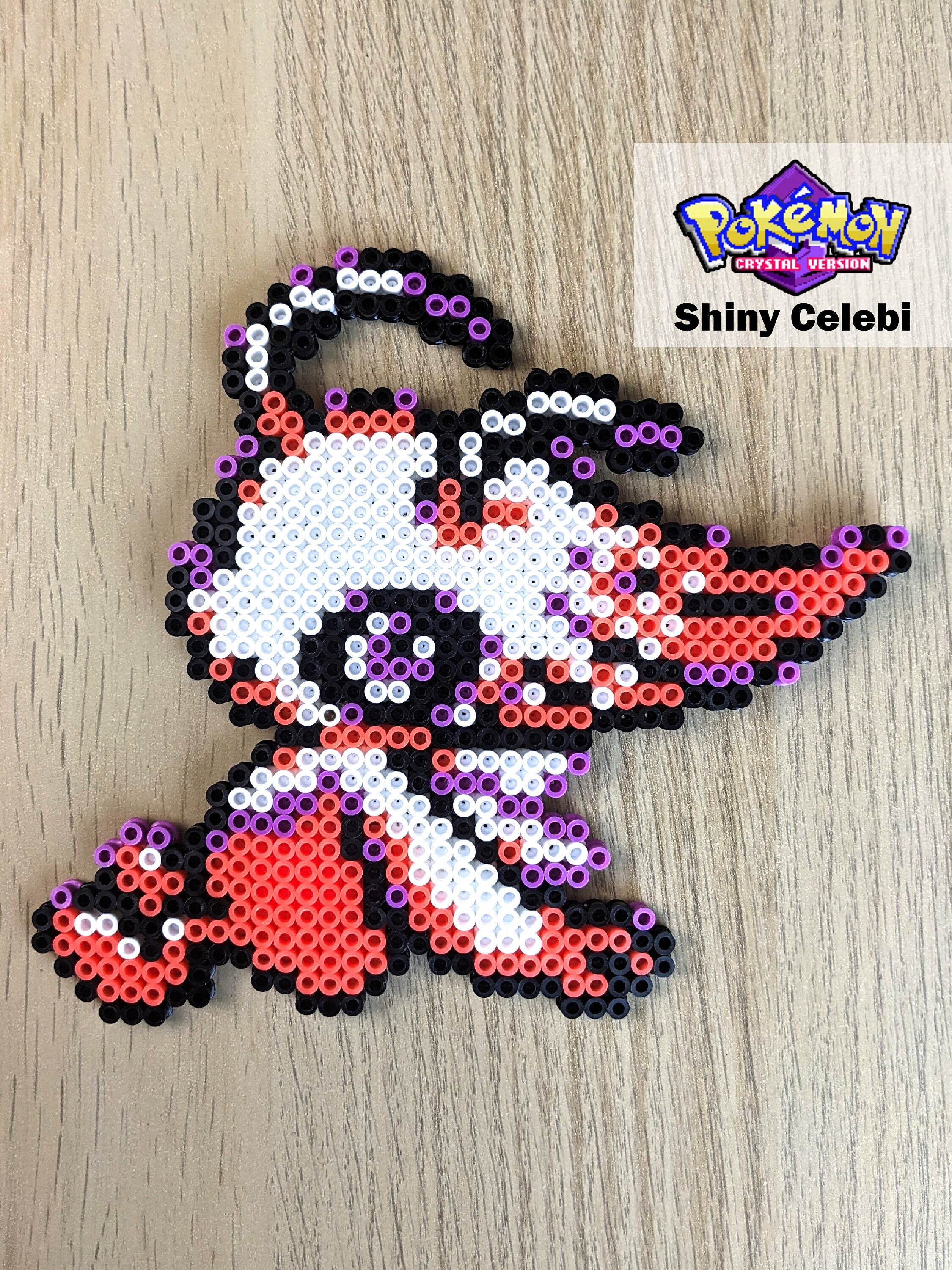 Pokemon Shiny Celebi Perler Art - Etsy