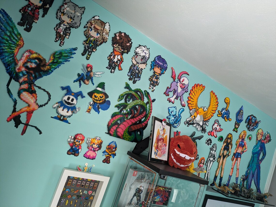 Shin Megami Tensei II - Pyro Jack Perler Art - Etsy