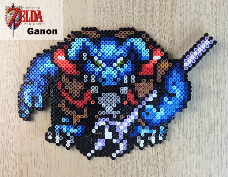 The Legend of Zelda: A Link to the Past - Ganon Perler Art - Etsy