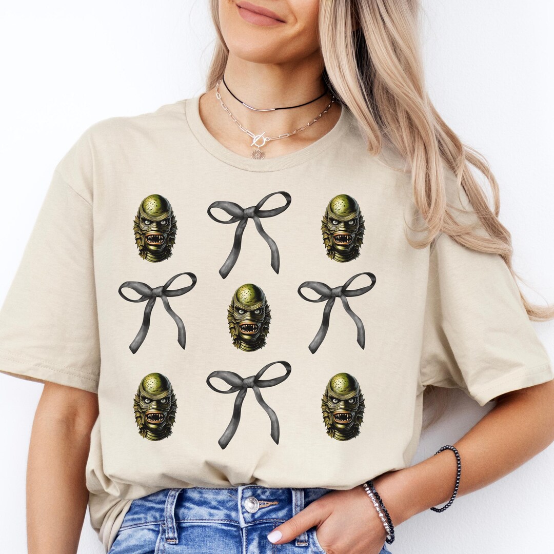 Black Coquette the Creature Tee, Goth, Gothic, Alt, Girly Aesthetic ...