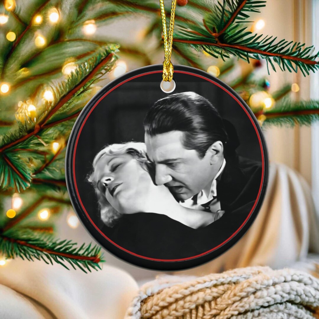 Dracula Vampire Bite Ornament, Horror Lover, Classic Monster, Halloween ...