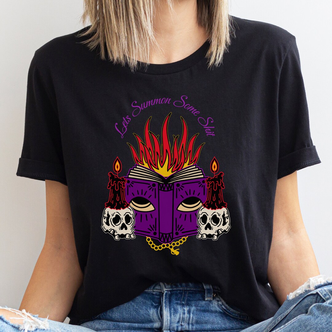 Funny Occult Shirt, Witchcraft Shirt, Mystical Shirt, Spell Book Shirt ...