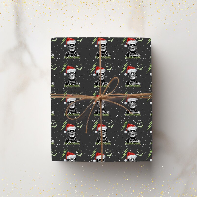 Classic Horror Monster Wrapping Paper - Etsy