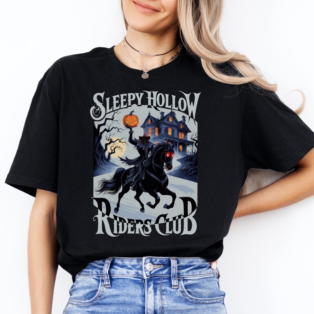 Halloween Sleepy Hollow Tee, Comfort Colors, Headless Horseman, Goth ...