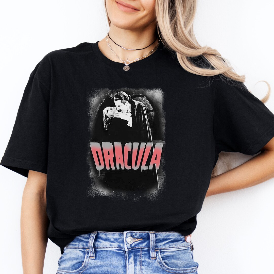 Iconic Horror Dracula Tee, Classic Monster, Vampire Lover, Gothic Style ...