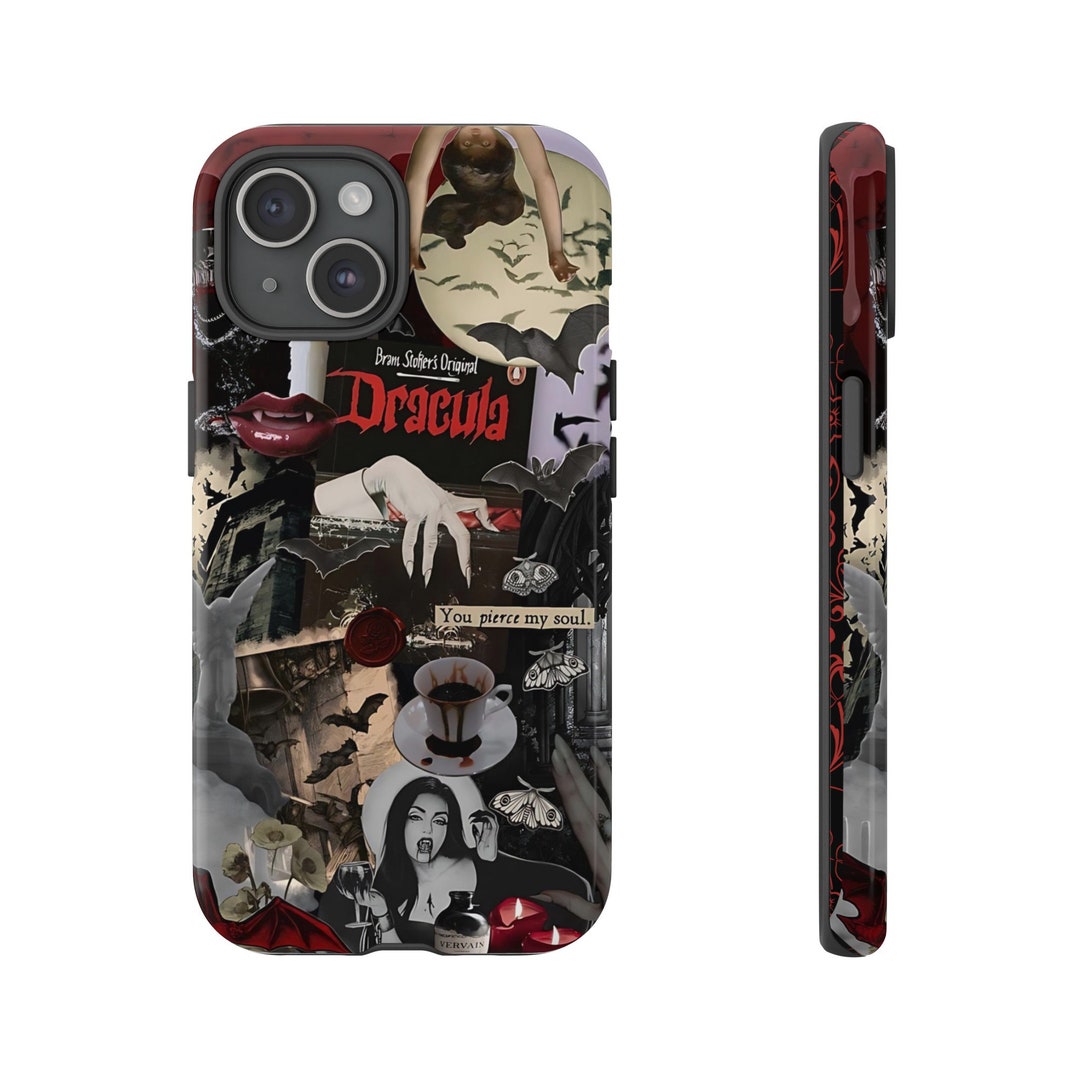 Dracula Collage Phone Case, Gothic Style, Horror, Vampire Lover, Goth ...