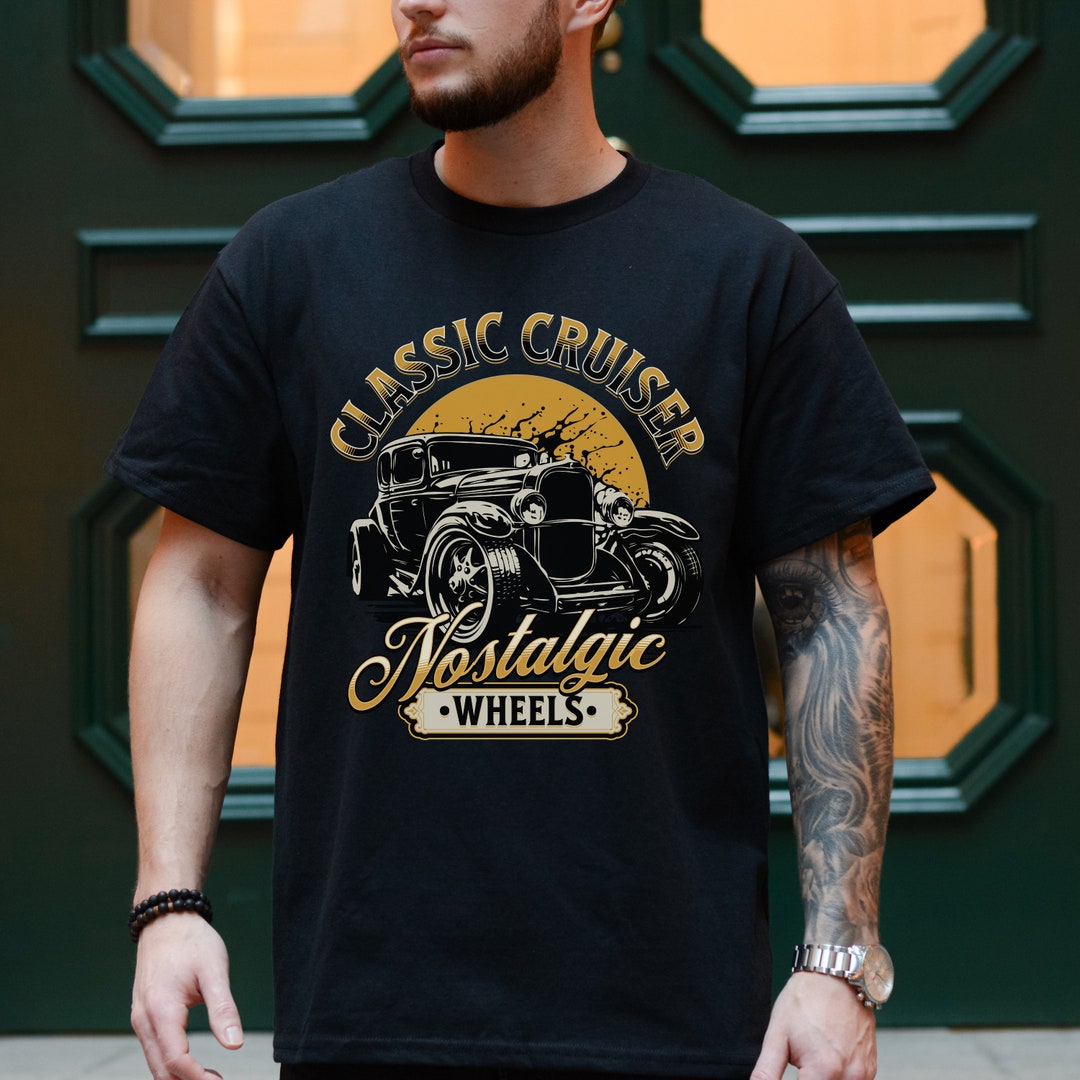 Vintage Classic Car T-shirt, Rockabilly Shirt, Model T Shirt, Rat Rod ...