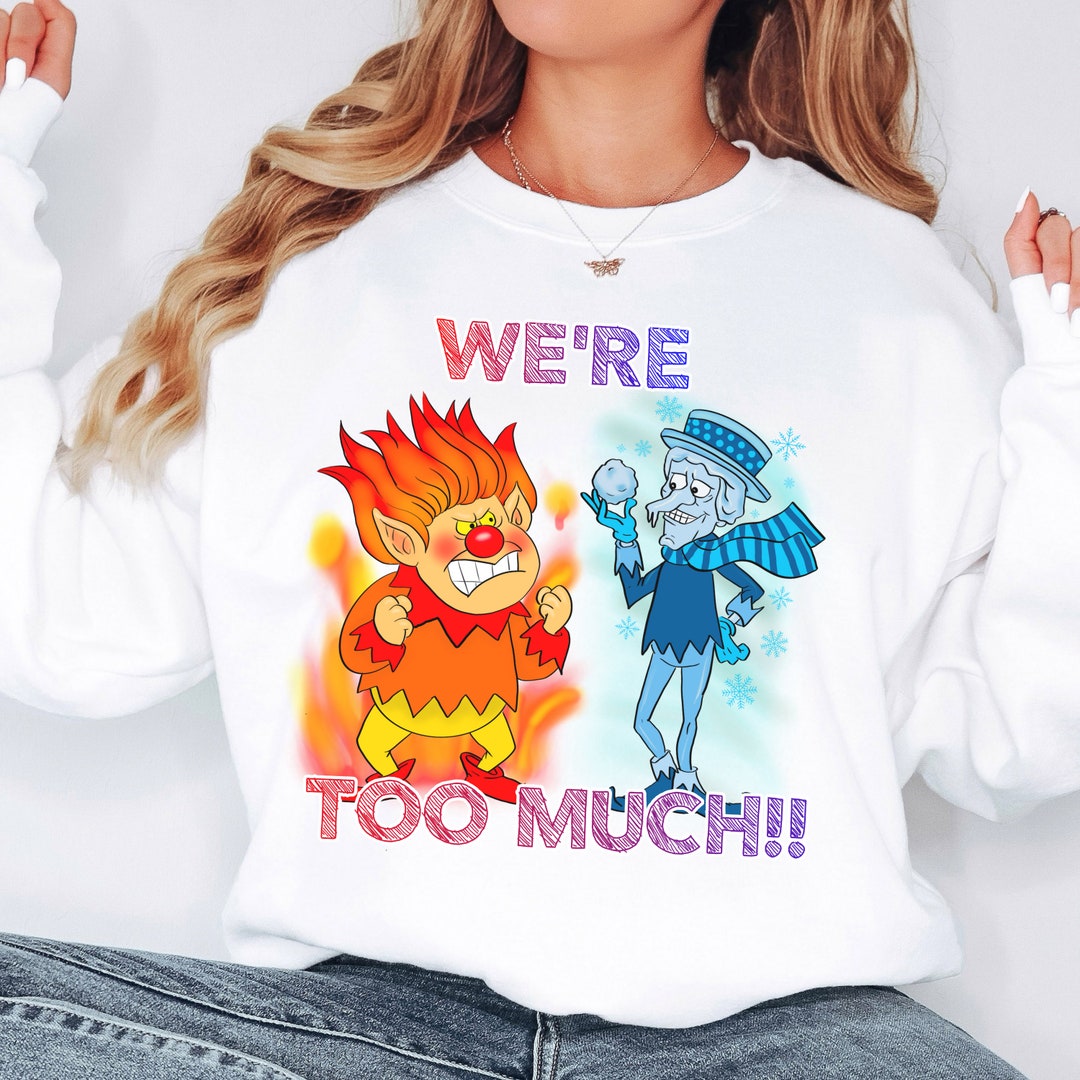 Miser Brothers Christmas Sweatshirt, Heat Miser, Snow Miser, Holiday ...