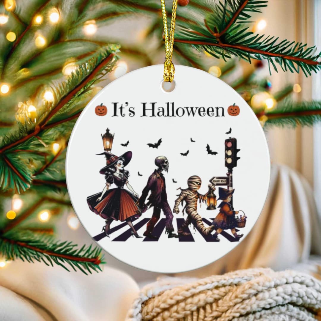 Cute Halloween Monsters Ornament, Holiday Tree, Goth, Gothic, Alt ...
