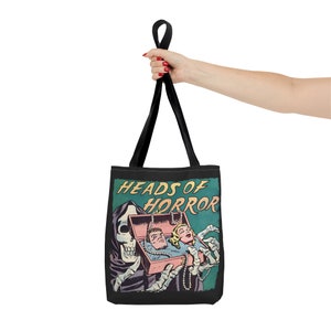 Horror Comic Tote Bag, Goth, Gothic Style, Alt, Aesthetic, Comic Book ...