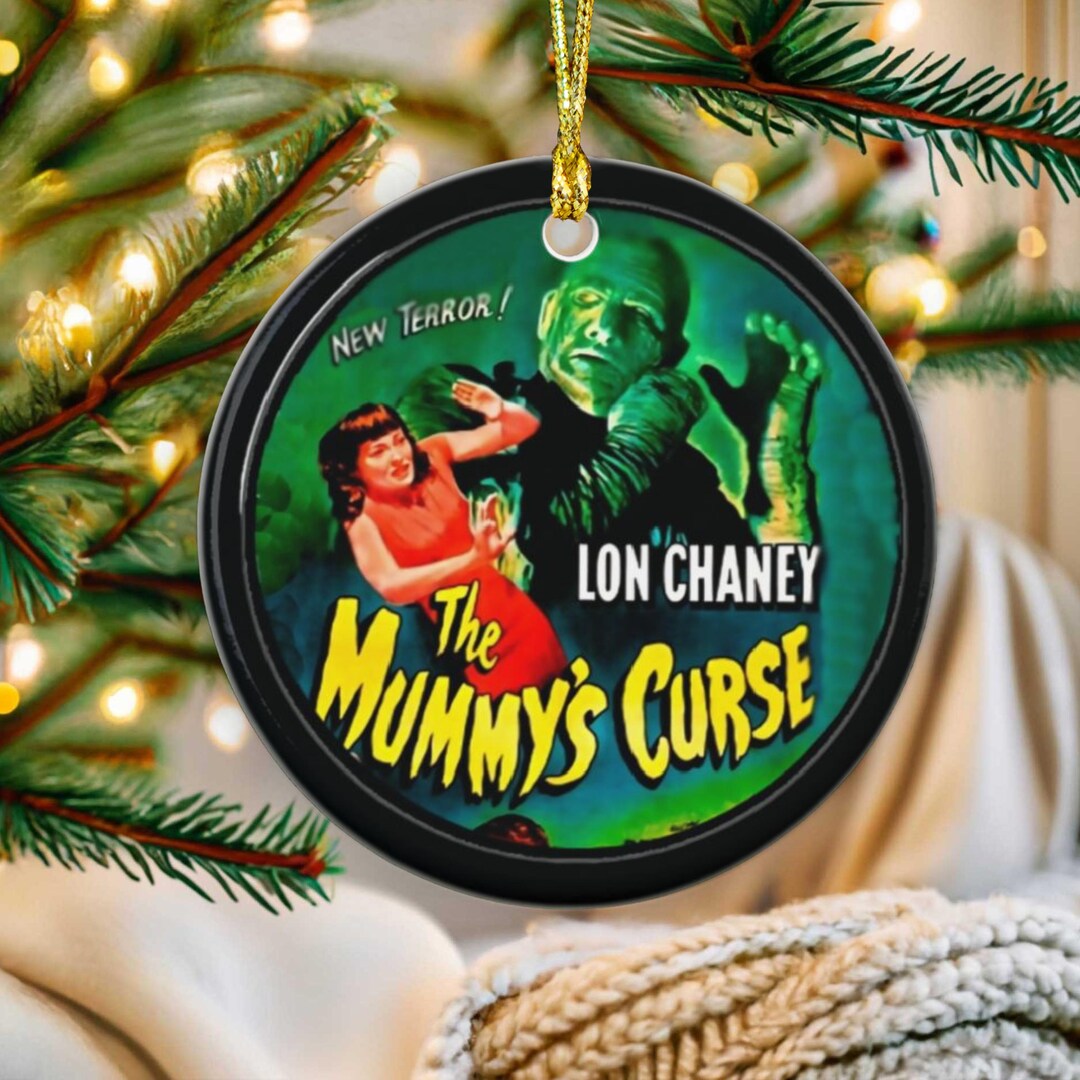 Classic Monster the Mummy Ornament, Classic Horror, Halloween Tree ...