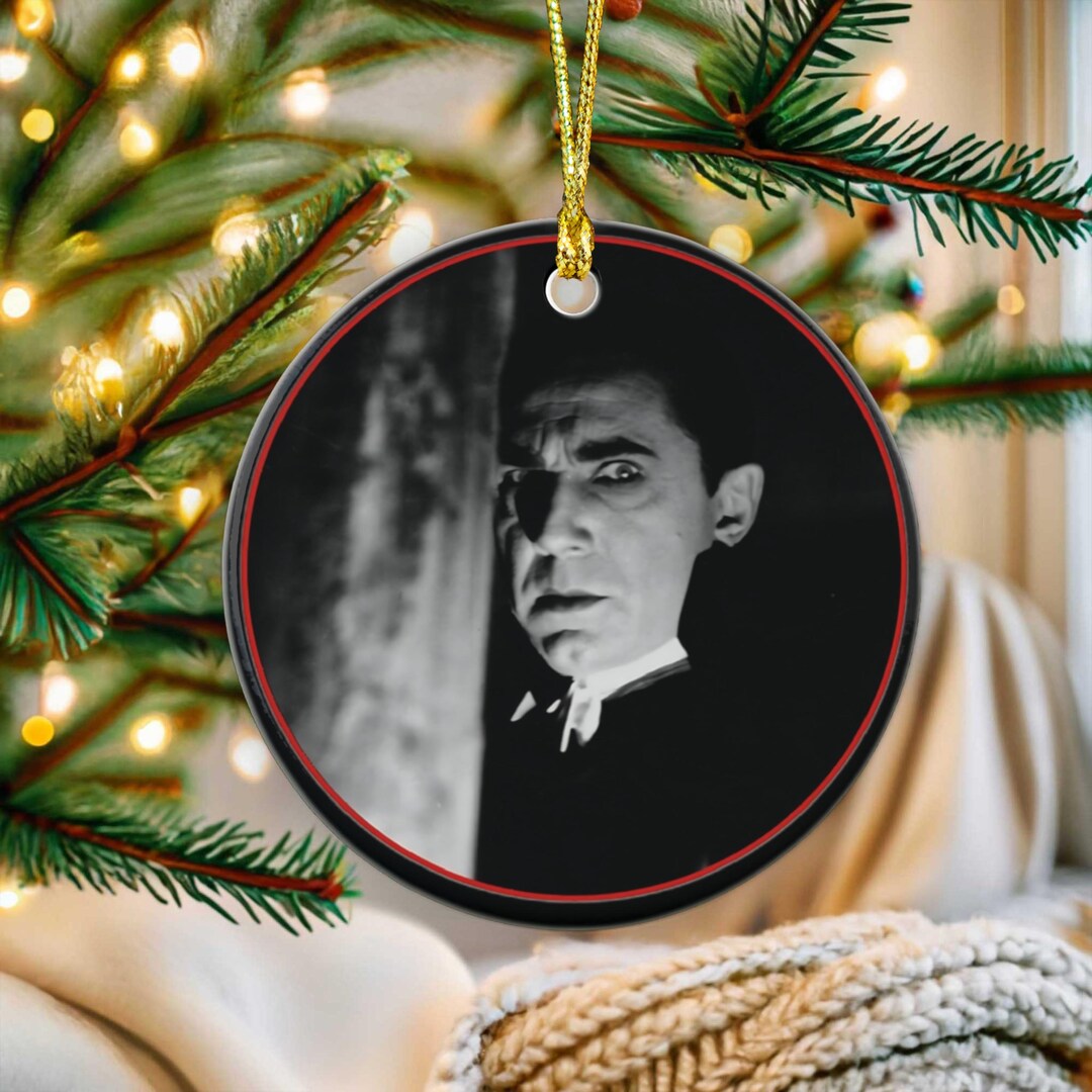 Dracula Classic Monster Ornament, Horror, Vampire Lover, Halloween Tree ...