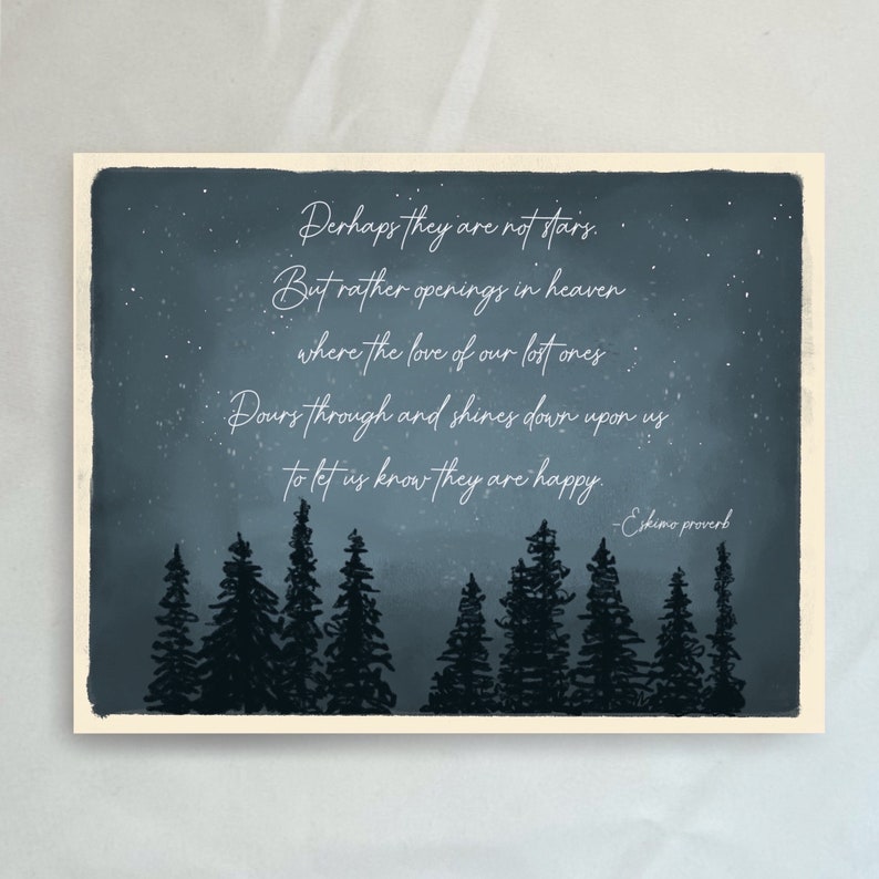 Sympathy Card, Card About Heaven, Card for When There Are No Words ...