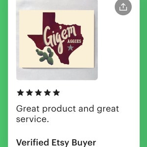 A&M Aggie Greeting Card, Maroon Note Card, Gig' Em - Etsy