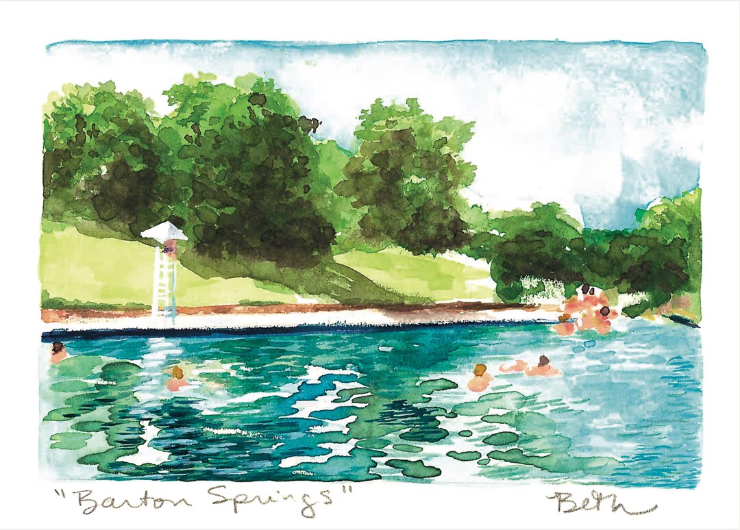 Barton Springs, Austin Texas, Famous Austin Swimming Spot, Spring Fed ...