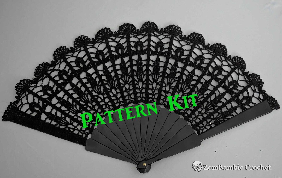 Ankh Crochet Hand Fan Kit - Crochet Kit - Hand Fan - Crochet Fan ...