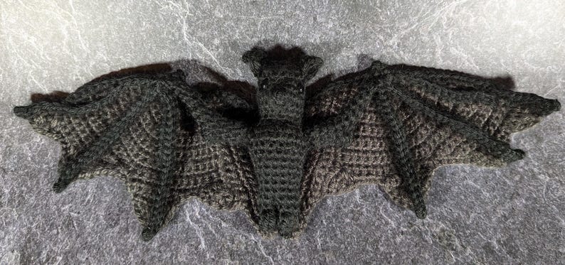 Handmade Crochet Bat - Stuffed Bat - Bat Amigurumi - Plushie - Etsy