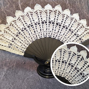 Bundle of 4 Crochet Hand Fan Patterns - 4 Different Designs - Crochet ...