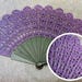 Crown of Petals Crochet Hand Fan Pattern - Hand Fan Crochet Pattern ...