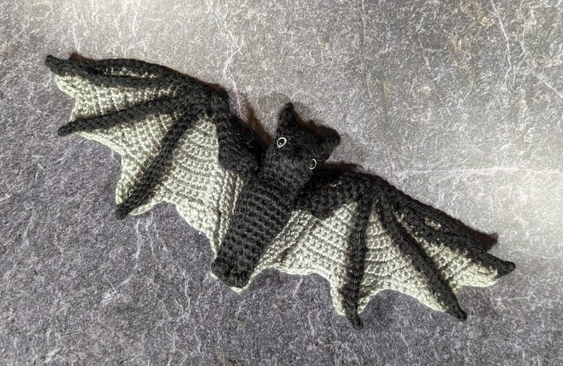 Handmade Crochet Bat - Stuffed Bat - Bat Amigurumi - Plushie - Etsy
