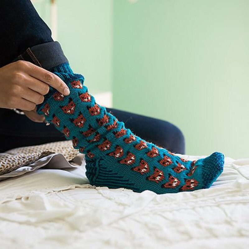 Fox in Sox - Etsy