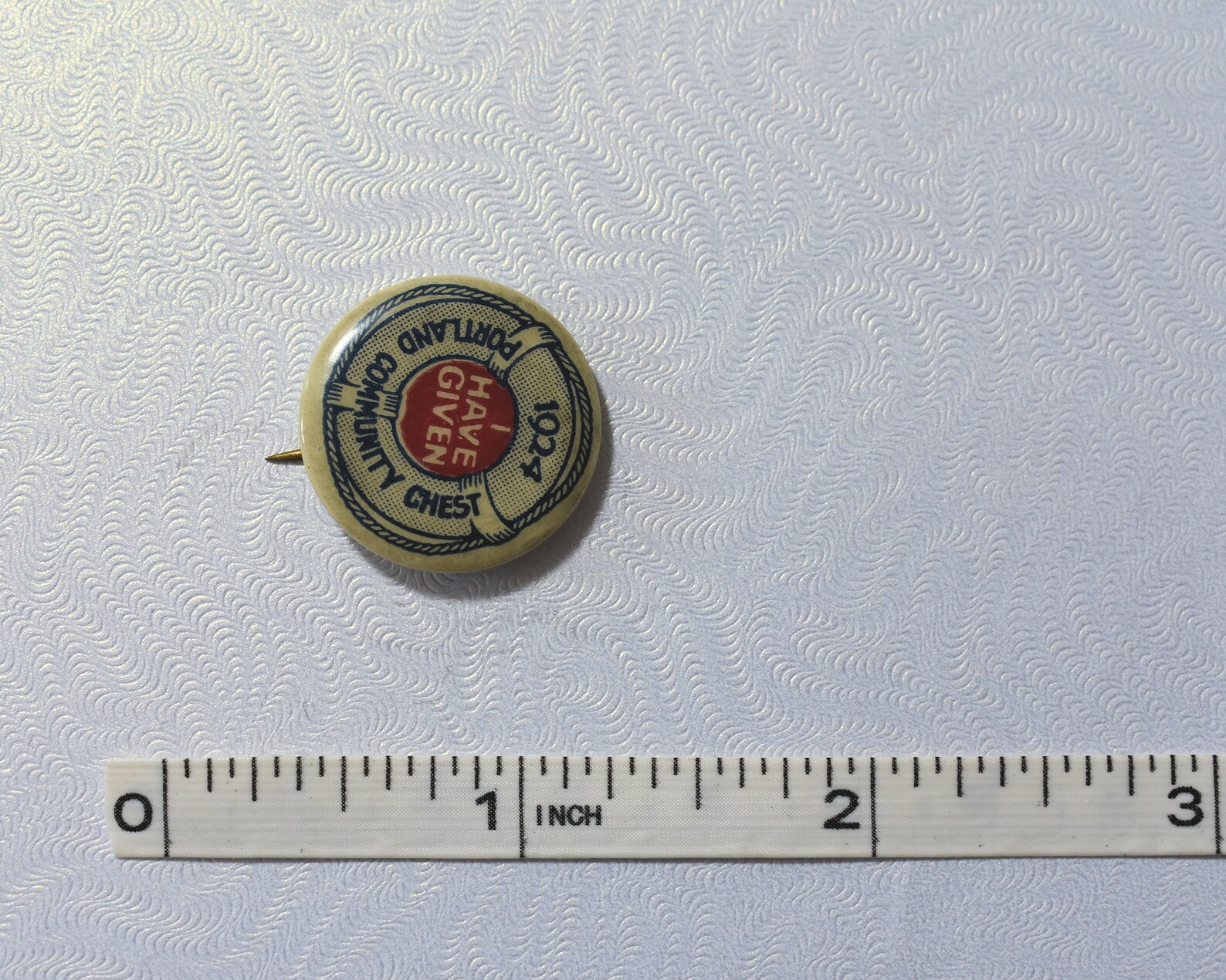 Pin Back Portland Community Chest 1924 Button - Etsy