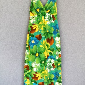 1970s Hawaiian Togs Luau Dress Pool Party Tiki Party Dress Sundress ...