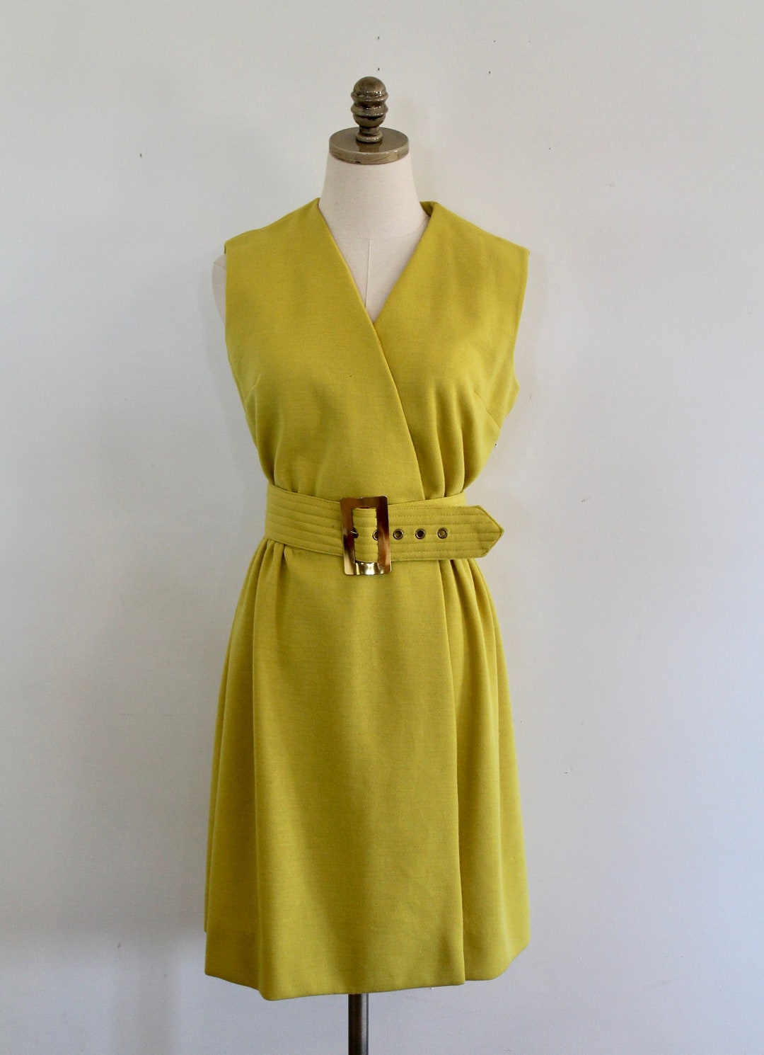 1960s 1970s Mid Century Mod Dress Jonathan Logan Retro Chartreuse Dress - Etsy