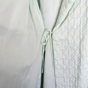 Barbizon Mint Green Quilted Robe Marked Size M - Etsy
