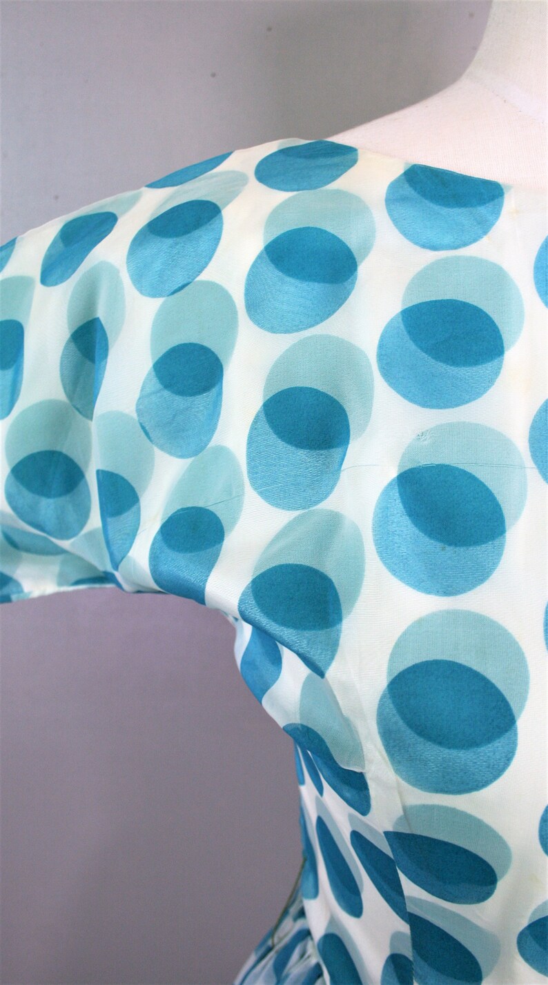 Double Vision 1950's Organza Polka-dot Pin up - Etsy