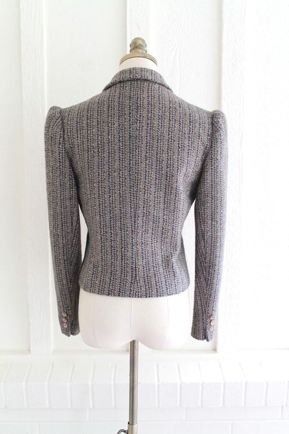 1970s - Two-Piece Suit - Puff Sleeve - Blazer and Ski… - Gem