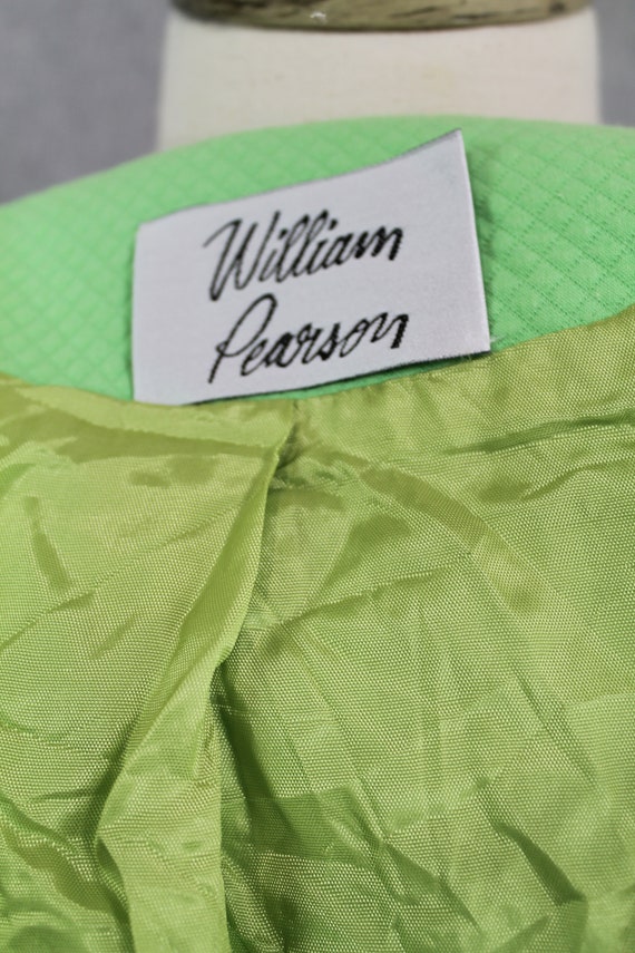 1970s Vintage William Pearson Green Skirt Set- Mod Su… - Gem