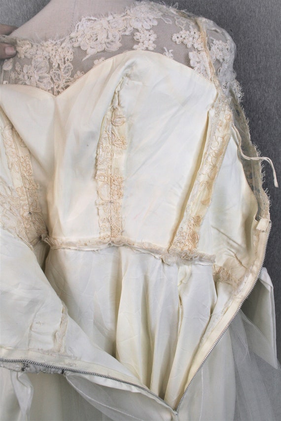 Promise Keeper - 1950-60s - Short wedding dress - Lac… - Gem