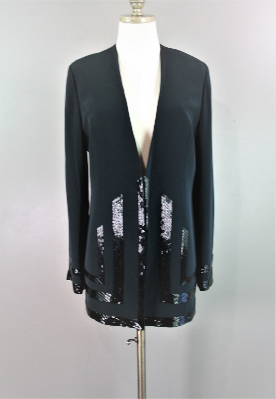 Beaded Blazer - Cocktail Jacket - Women's Tuxedo - by Sondra -estimated ...