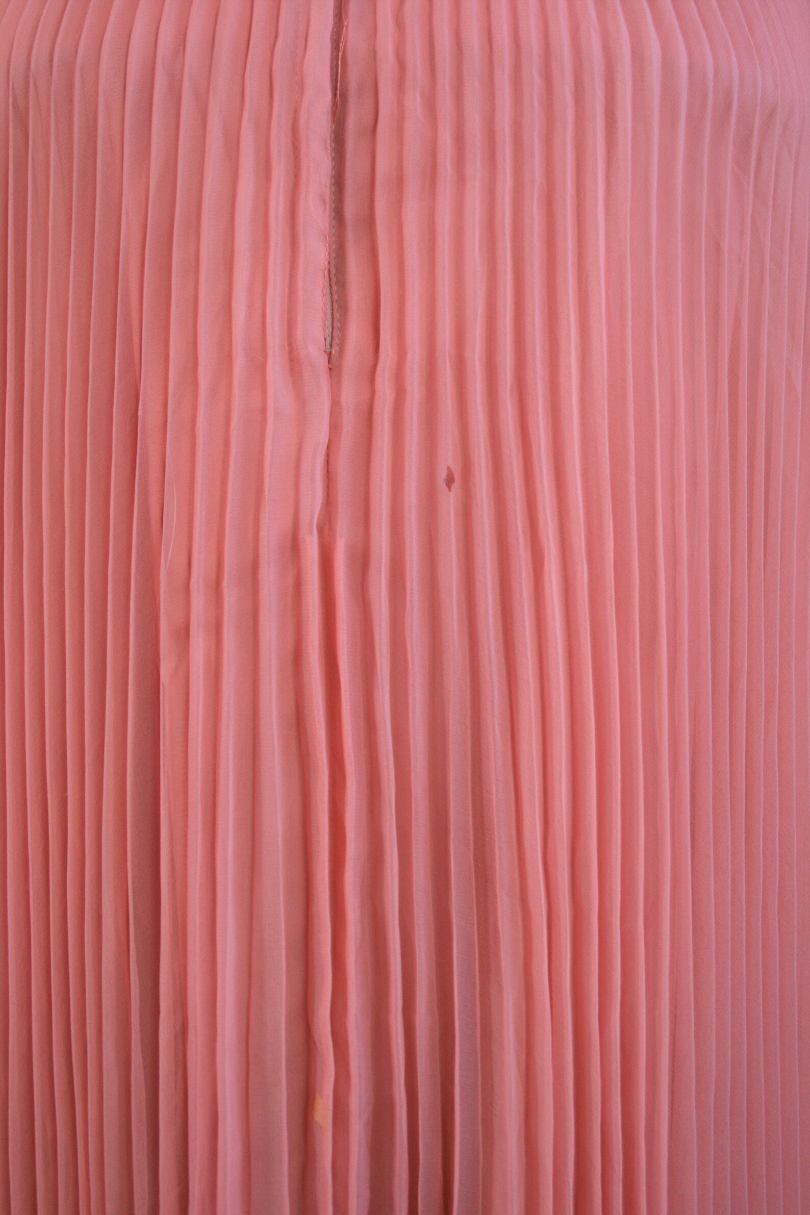 1970s Miss Elliette Perma Pleated Chiffon Cocktail Dress | Etsy