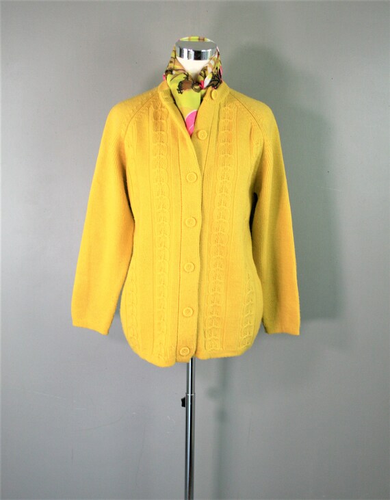 Colonel Mustard in the Library Kimlon Cardigan Marked Size | Etsy