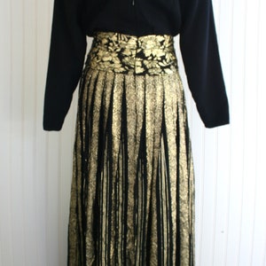 GOLD - Circa 1980's - Gold Lame - Cocktail Gown - Formal Party Dress ...