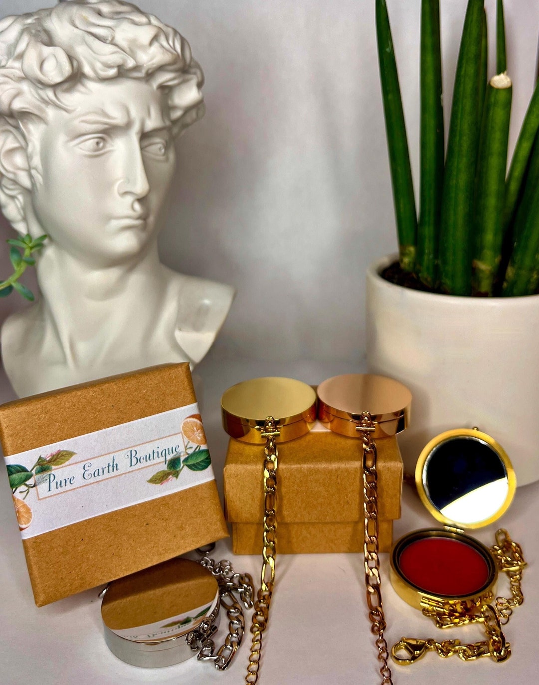 Engraved Lip Balm Locket Bracelet – Personalized Figaro Chain Jewelry ...