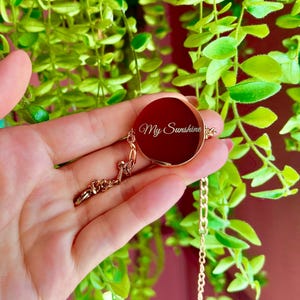 Engraved Lip Balm Locket Bracelet – Personalized Figaro Chain Jewelry ...